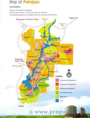 Location Map For Investing at Precinct 14, Putrajaya | Propwall