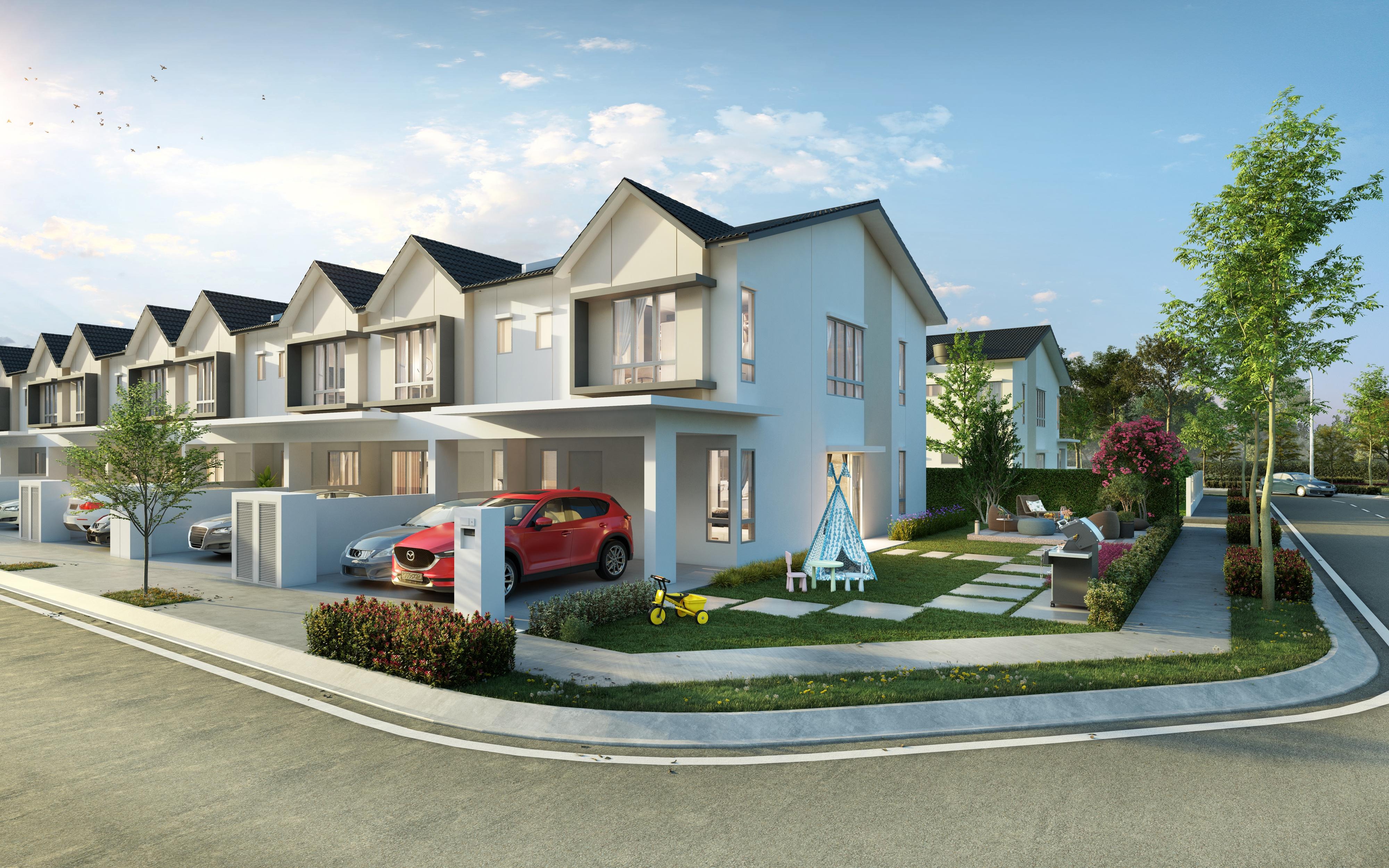 Lumira @ Eka Heights House (2-sty terrace/link house) 4 Bedroom for ...