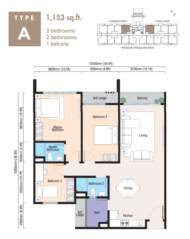 Trinity Lemanja Condominium 3 Bedroom for sale | StarProperty