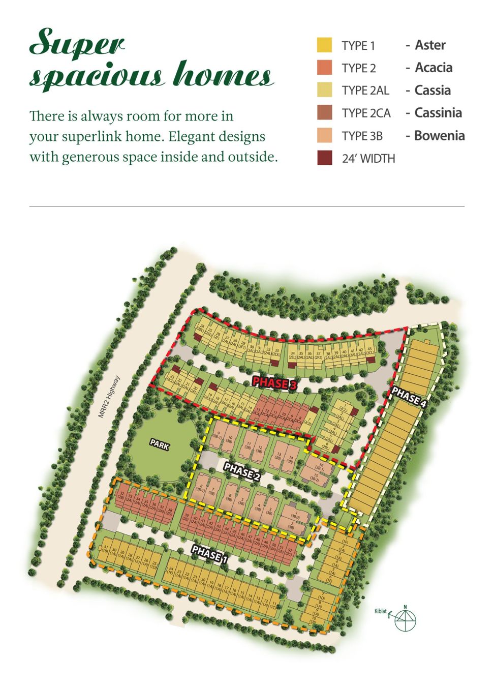 Tiara Hills House (Super-link house), Bungalow (Semi-D) 5 Bedroom - 6 ...