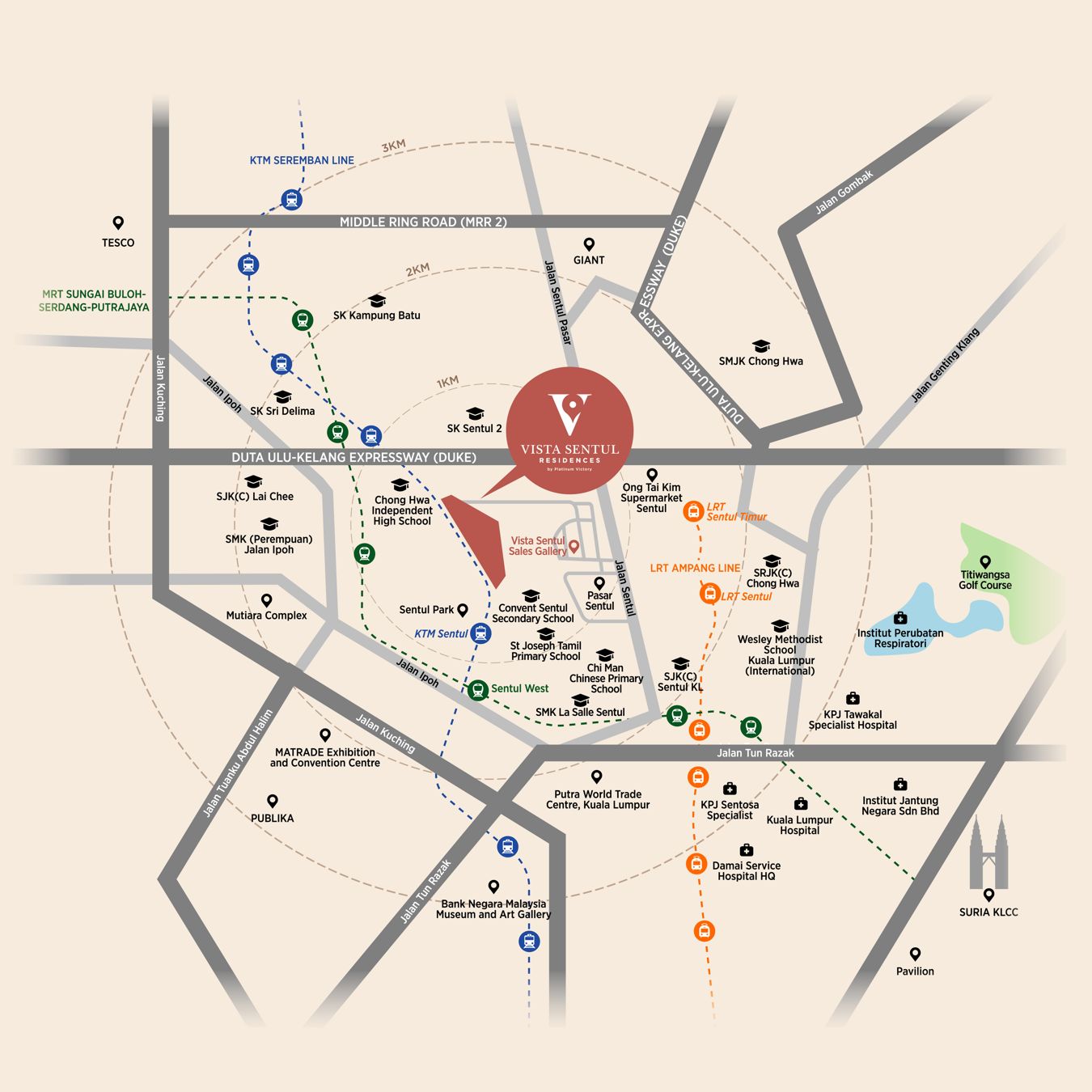 Vista Sentul Residences Condominium (Service Residence) 2 Bedroom - 3 ...