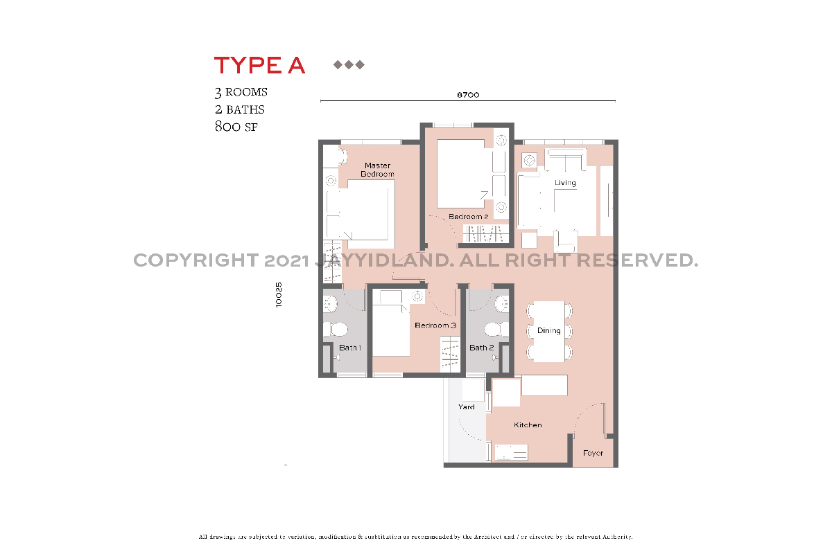 J.Satine Apartment, Shop (Retail Space), Office (SOHO) 3 Bedroom for ...